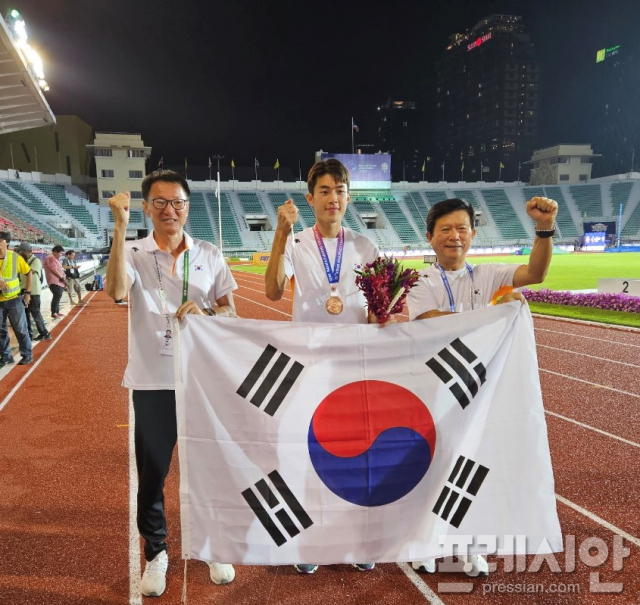 Kim Jang-woo Claims Bronze Medal for South Korea in Men's Triple Jump ...